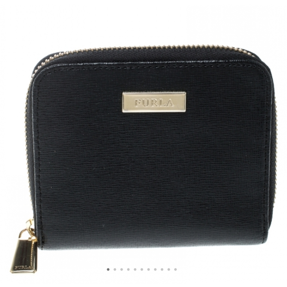 Authentic Furla Leather Zip Around Wallet Credit Card… - Gem